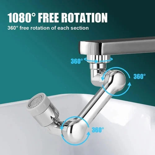 Rotating Faucet/Tap Extender | Stainless Steel | 1180° rotation ...